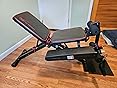 TOTAL FLEX L Folding Weight Bench & Exercise Bench Press Rack - Fitness ...