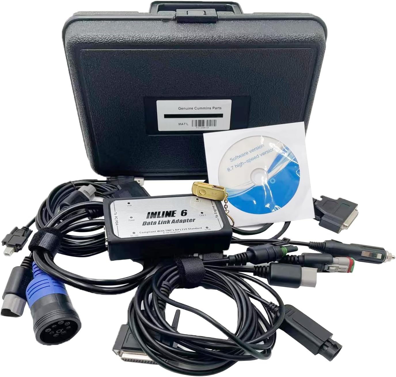 Amazon.com: for INLINE6 V8.7 V7.62 Software Diagnostic System Cummins ...