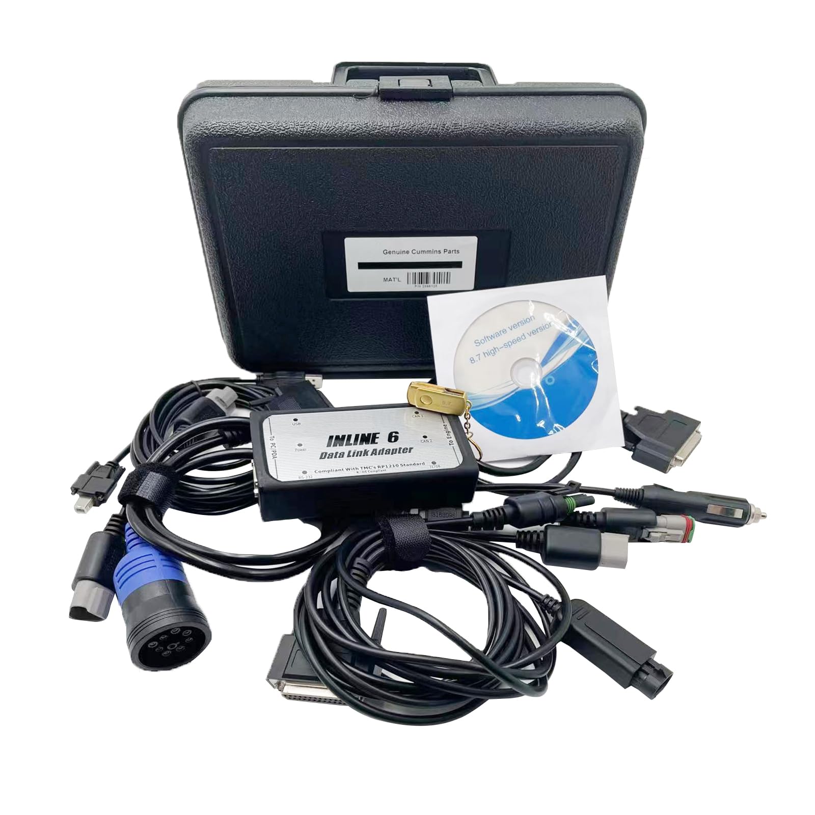 Amazon.com: for INLINE6 V8.7 V7.62 Software Diagnostic System Cummins ...
