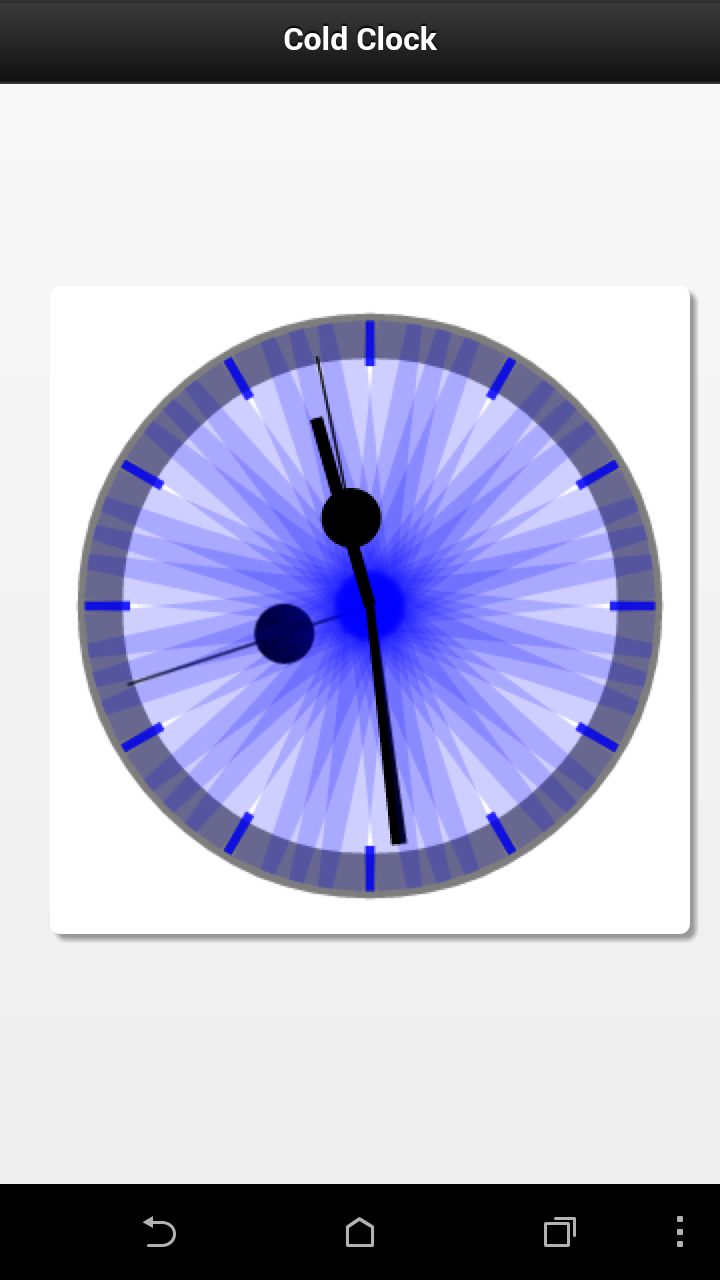 Cold Clock:Amazon.com:Appstore for Android