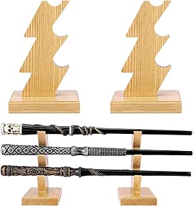 Amazon.com: CaptainWiz Wooden Magic Wizard Wand Stand Display 3 Tiered ...
