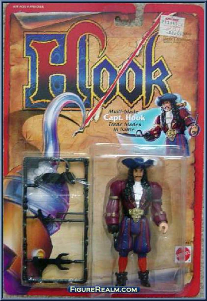 Amazon.com: Hook Captain Trades Multi-Blades in Battle Action Figure ...