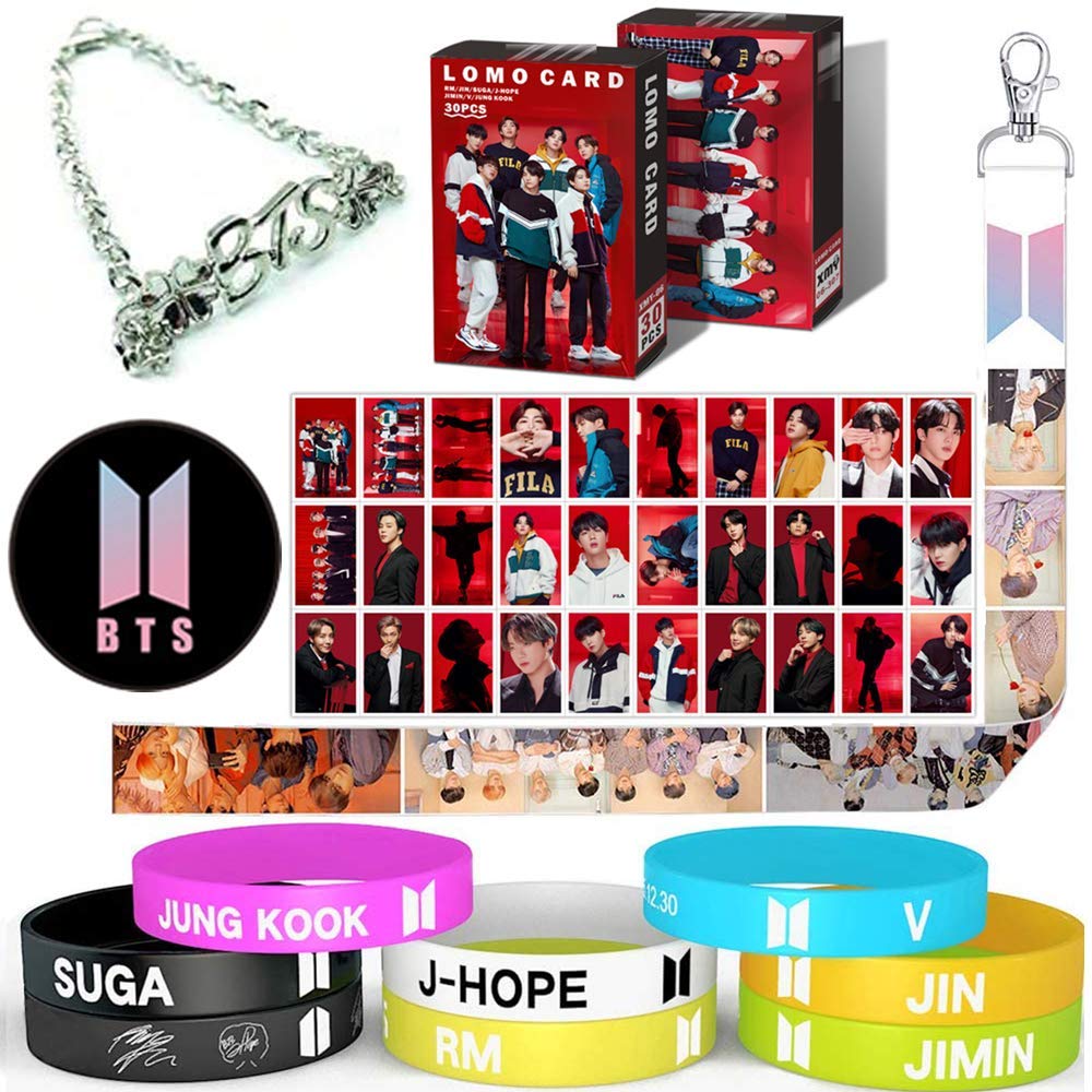 Buy Alikpop BTS Gift Set Jin JIMIN Suga Jhope Jungkook RM V Lomo Card ...
