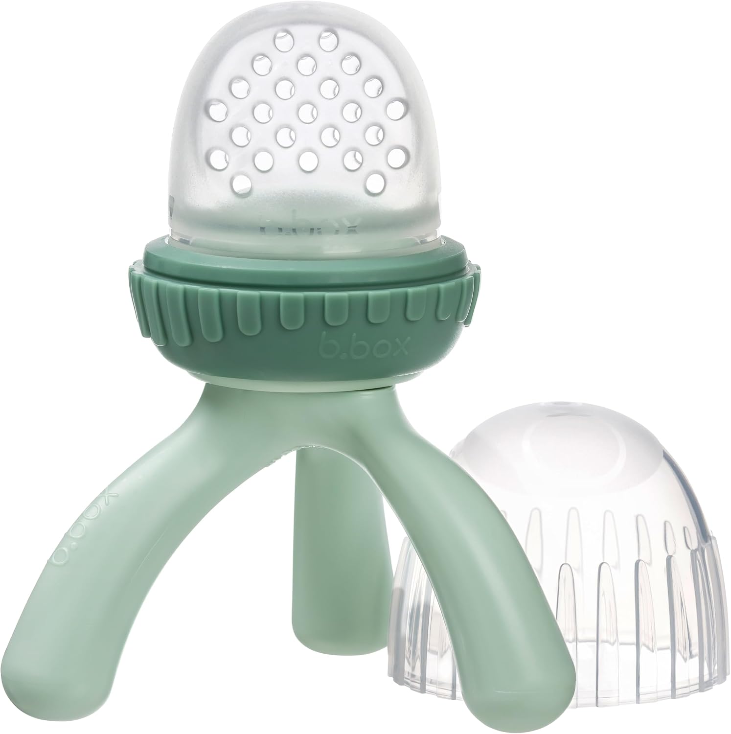 b.box Silicone Fresh Food Feeder, Tripod Design Easy for Baby to Hold ...