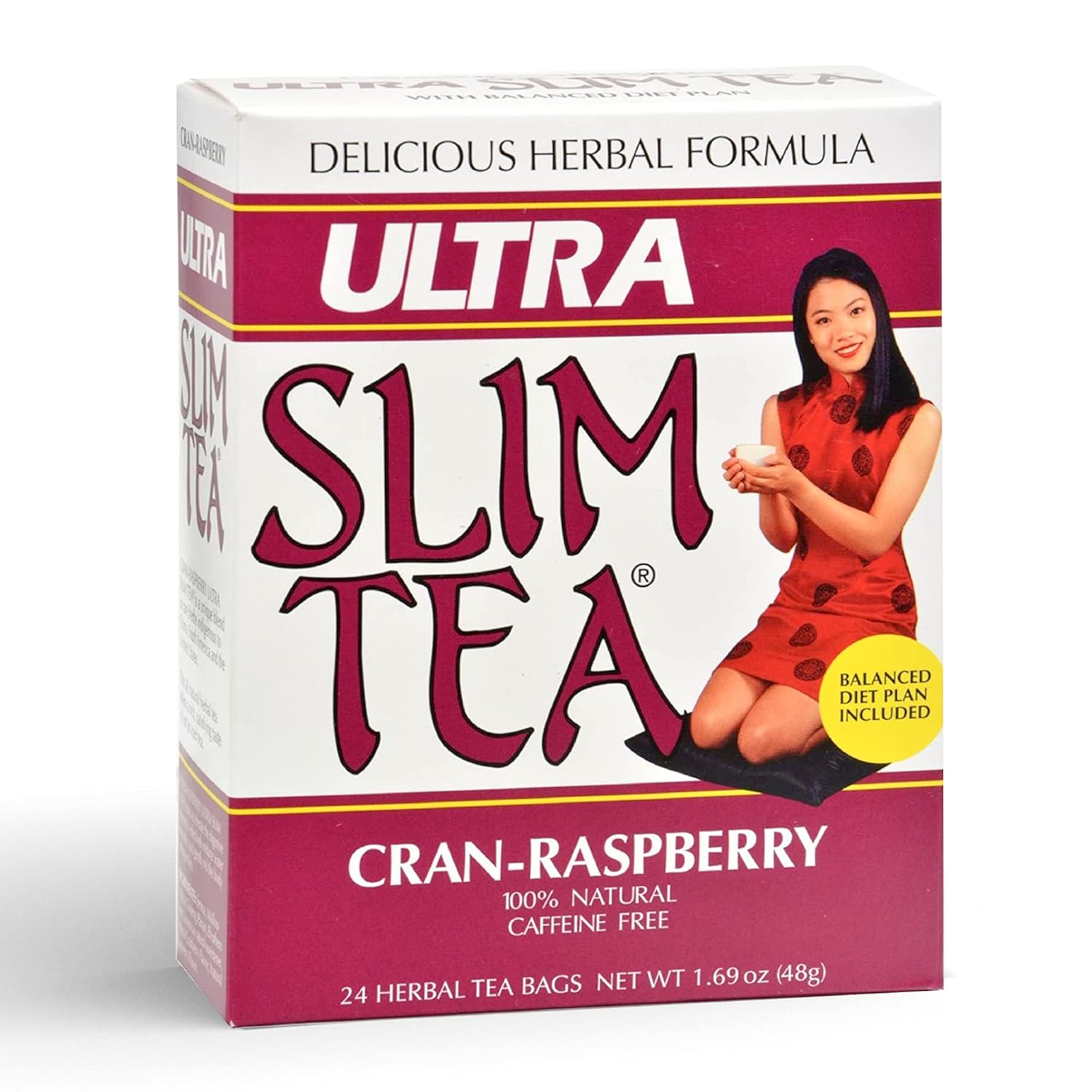 Ultra Slim Tea, Cran-Raspberry, Tea Bags, 24 Count Box : Amazon.co.uk ...