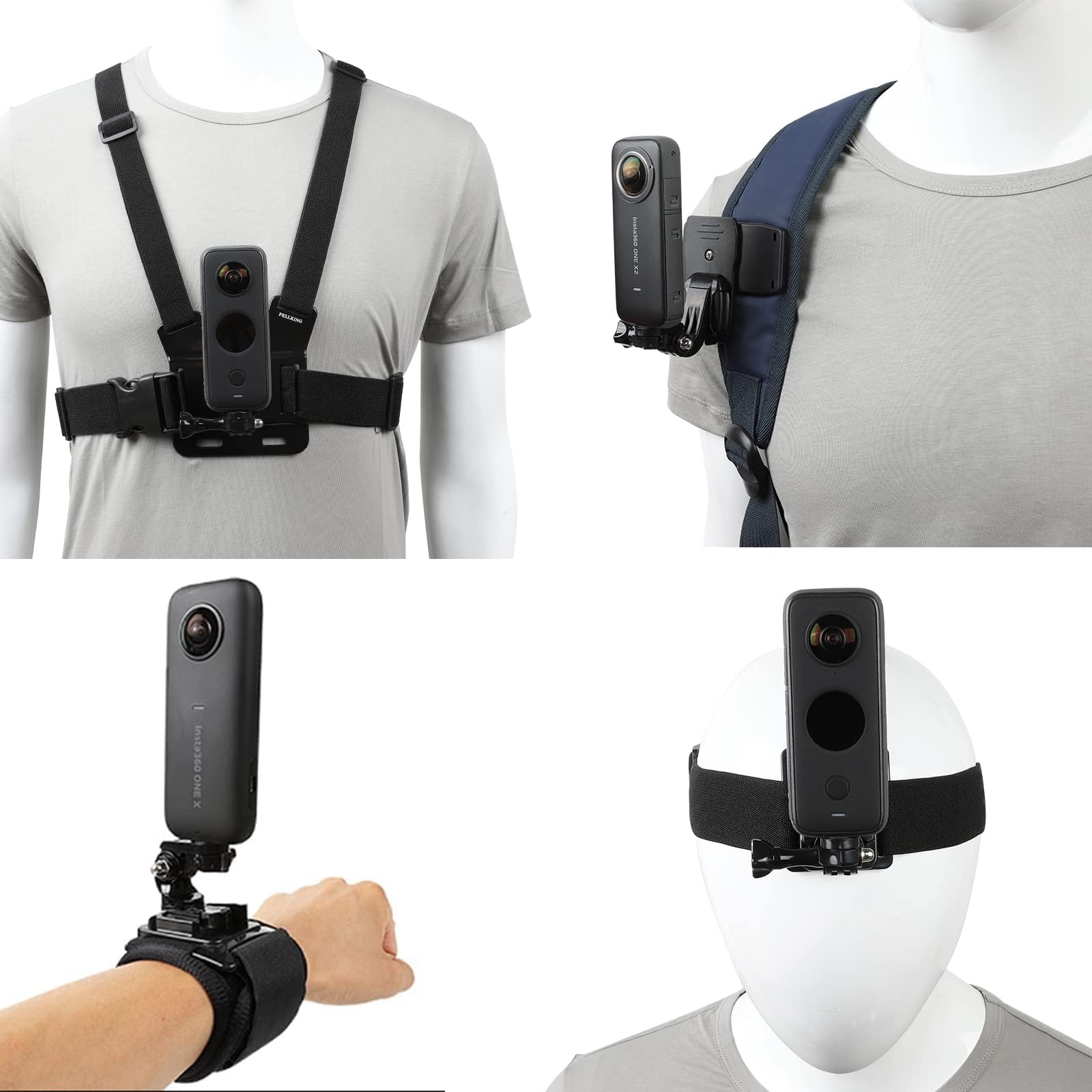 Amazon.com : Accessories Kit for Insta360 One X5/X4/X3/X2/X, One R, X ...