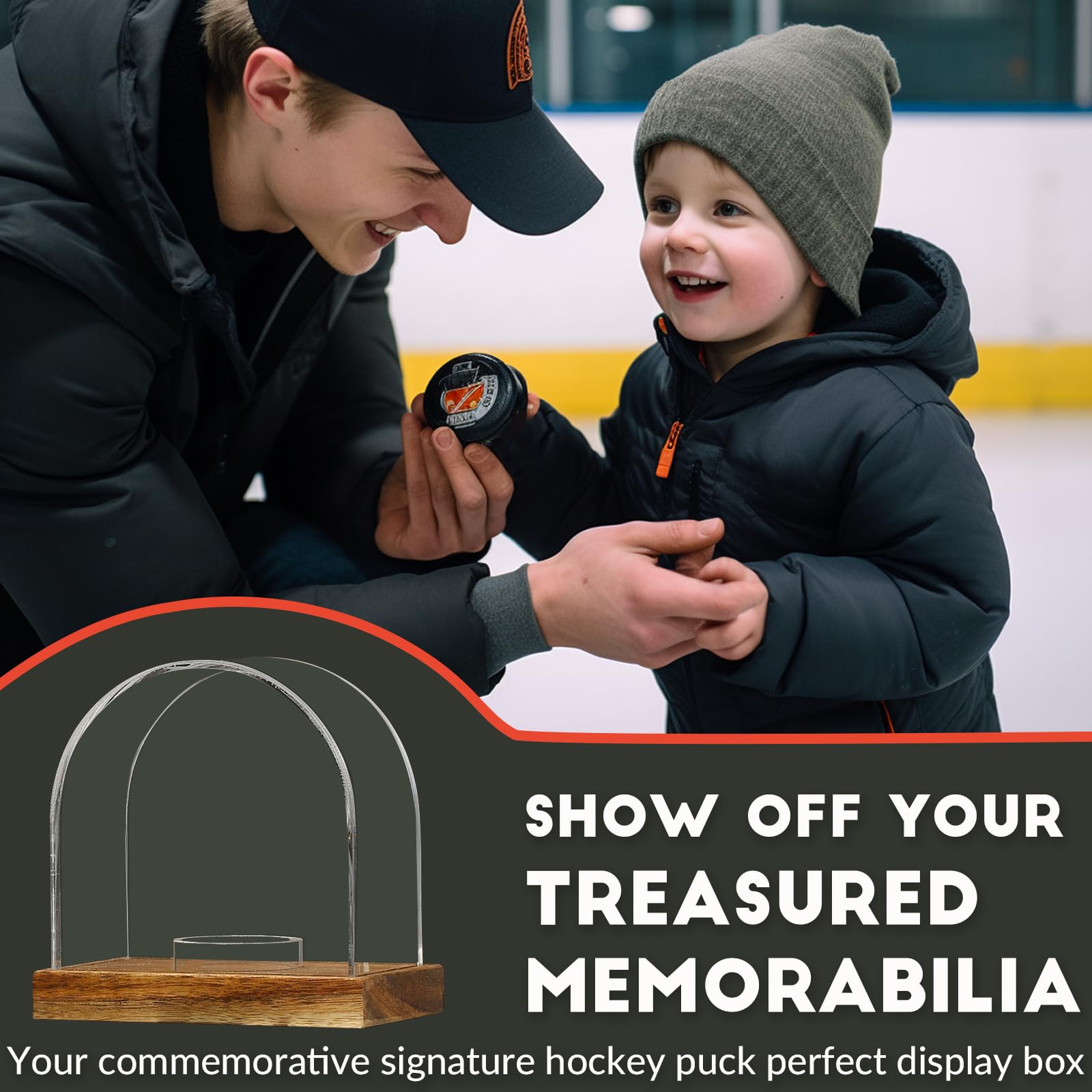 Snapklik.com : JupDec Hockey Puck And Collectibles Display Case ...