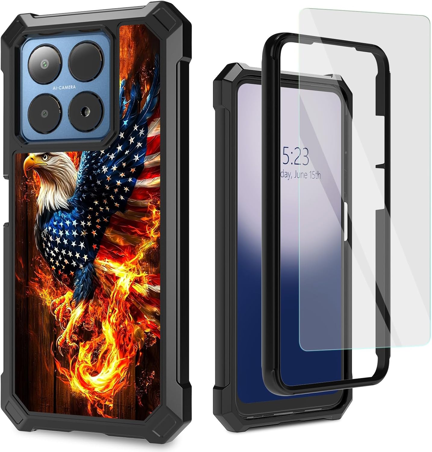 Amazon.com: SichKards for Boost Summit 5G Case with Tempered Glass ...