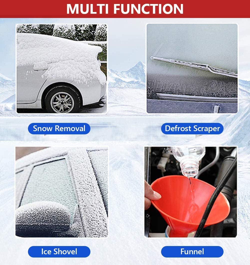 Snapklik.com : Milukon Magical Car Ice Scraper, 4 Packs Ice Scrapers ...