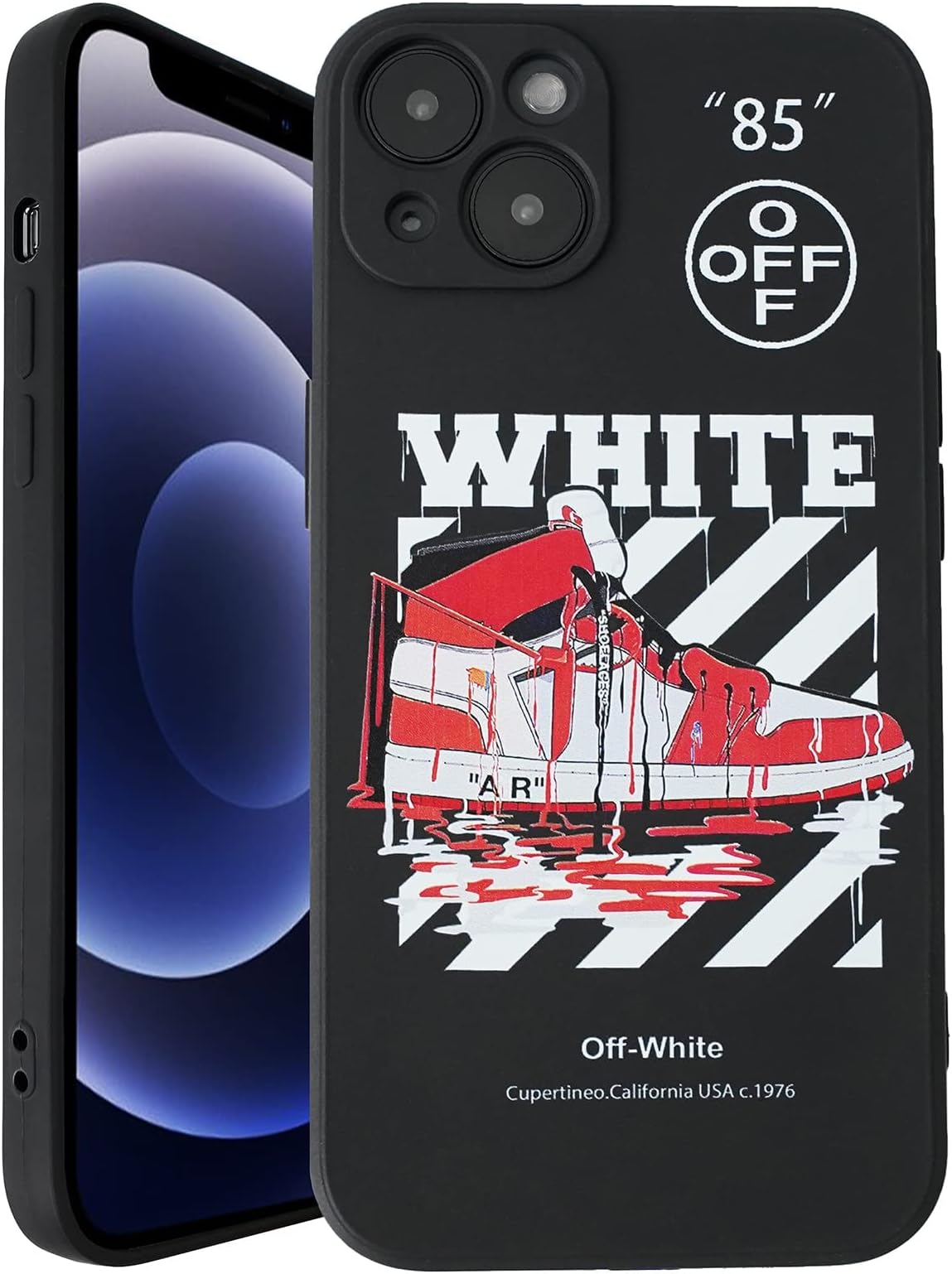 Amazon.com: Horuwelcase Red Cool Design iPhone 13 Case for Teen Boys ...