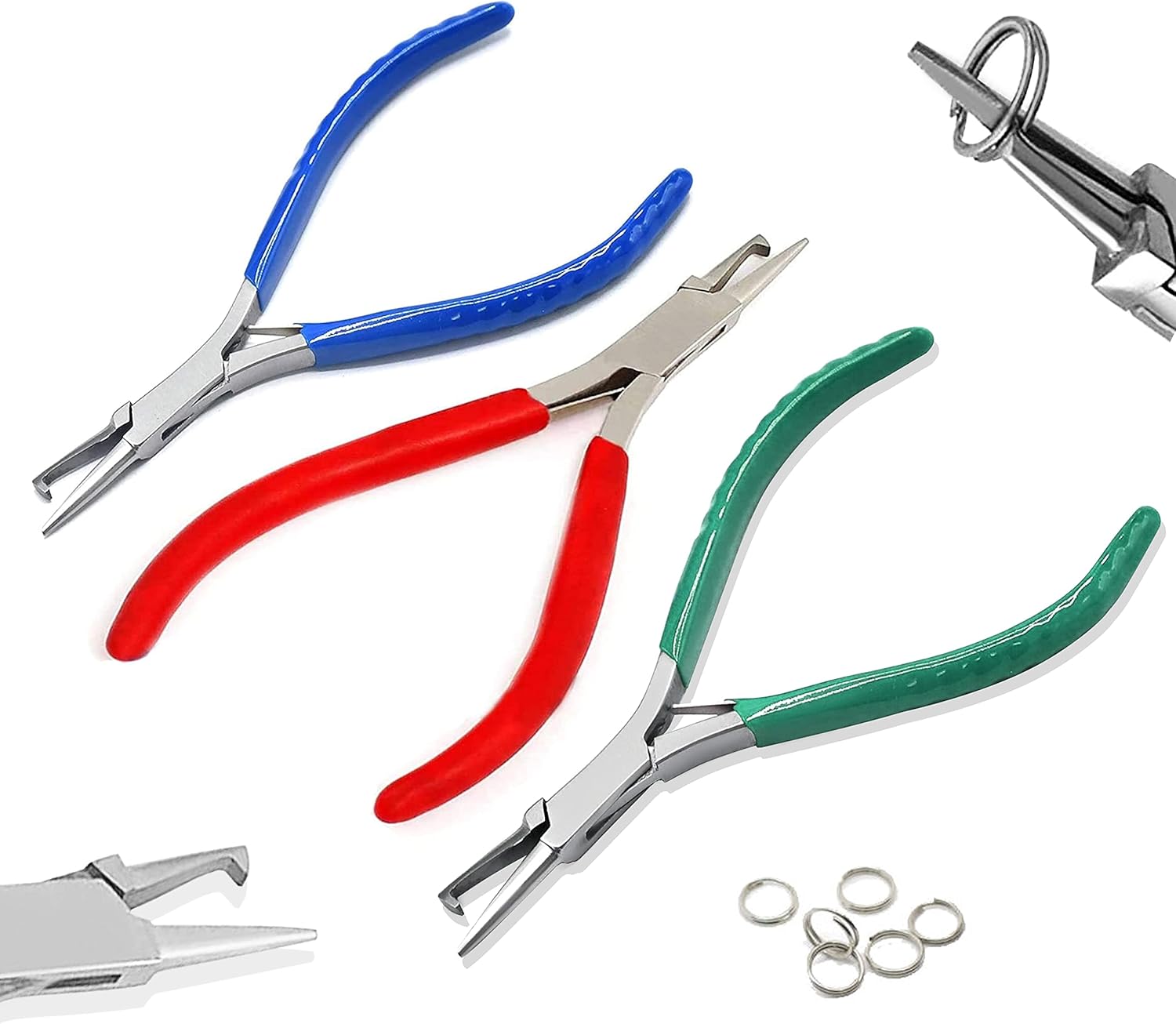 Amazon.com: OdontoMed2011 Set of 3 Pcs 5" Split Ring Pliers Opens Split ...