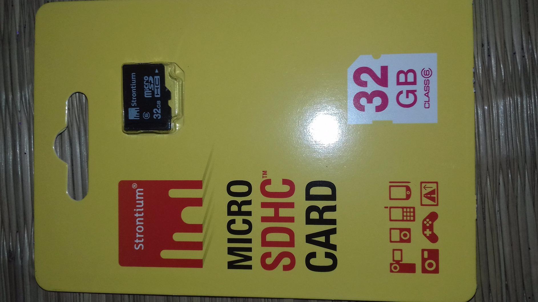 Strontium SR32GTFC10R 32GB Micro SDHC Class-6 Memory Card - Buy ...