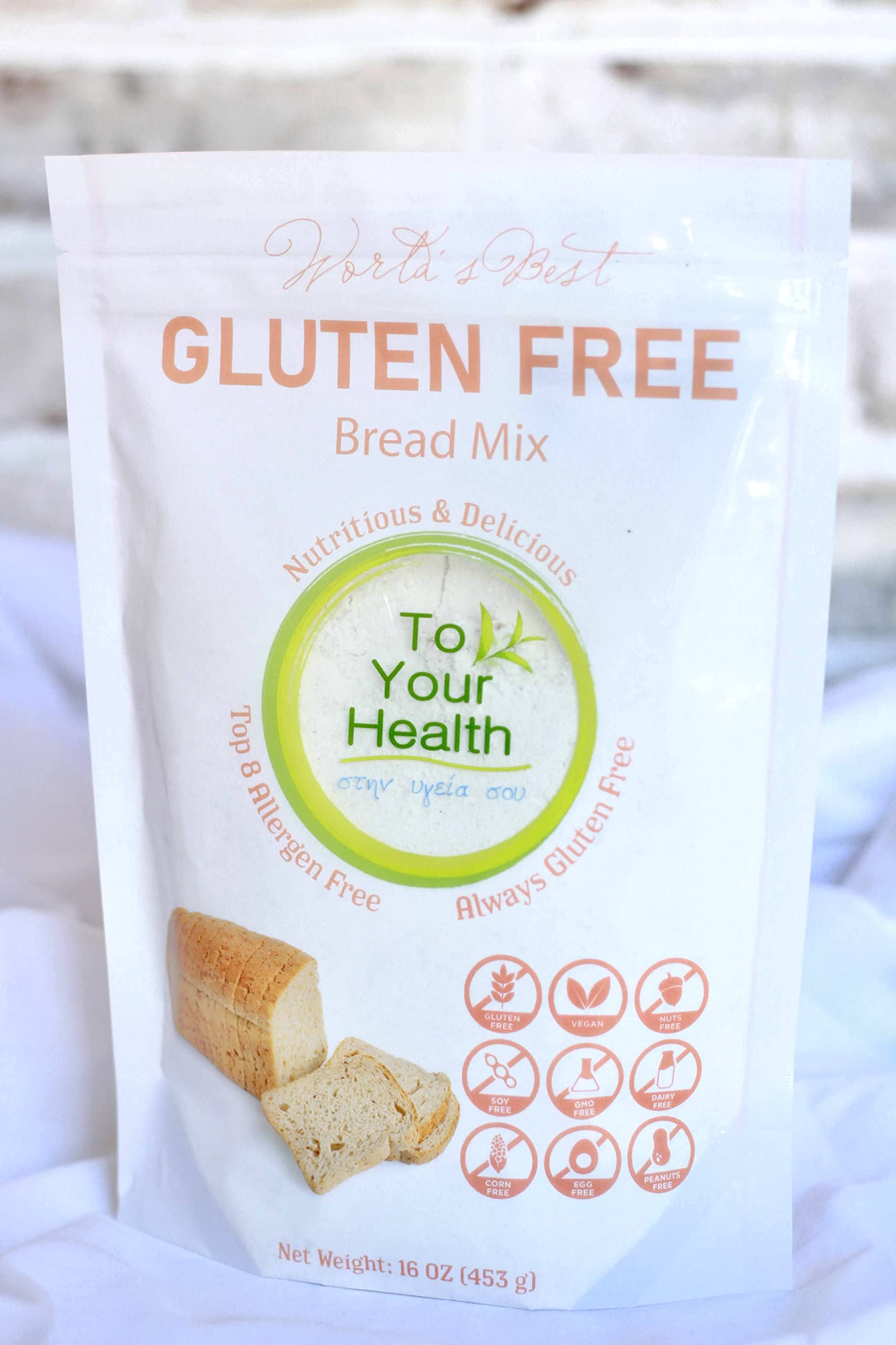 Amazon.com : To Your Health Bakery Gluten Bread Mix (18 oz): All ...