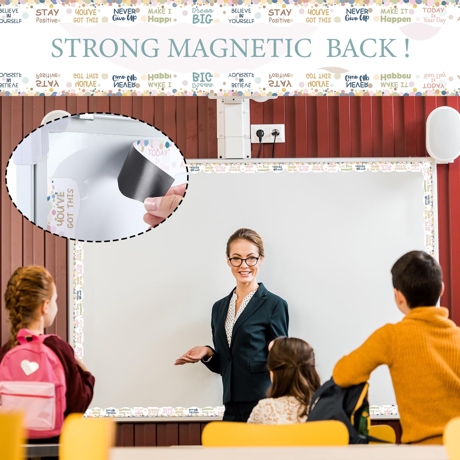 Snapklik.com : Tellegloww 36 Ft Scalloped Magnetic Border Magnetic ...