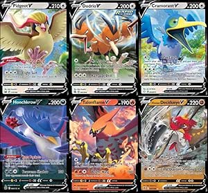 Pokemon V - 6 Card Lot - Flying Types - Talonflame - Pidgeot ...