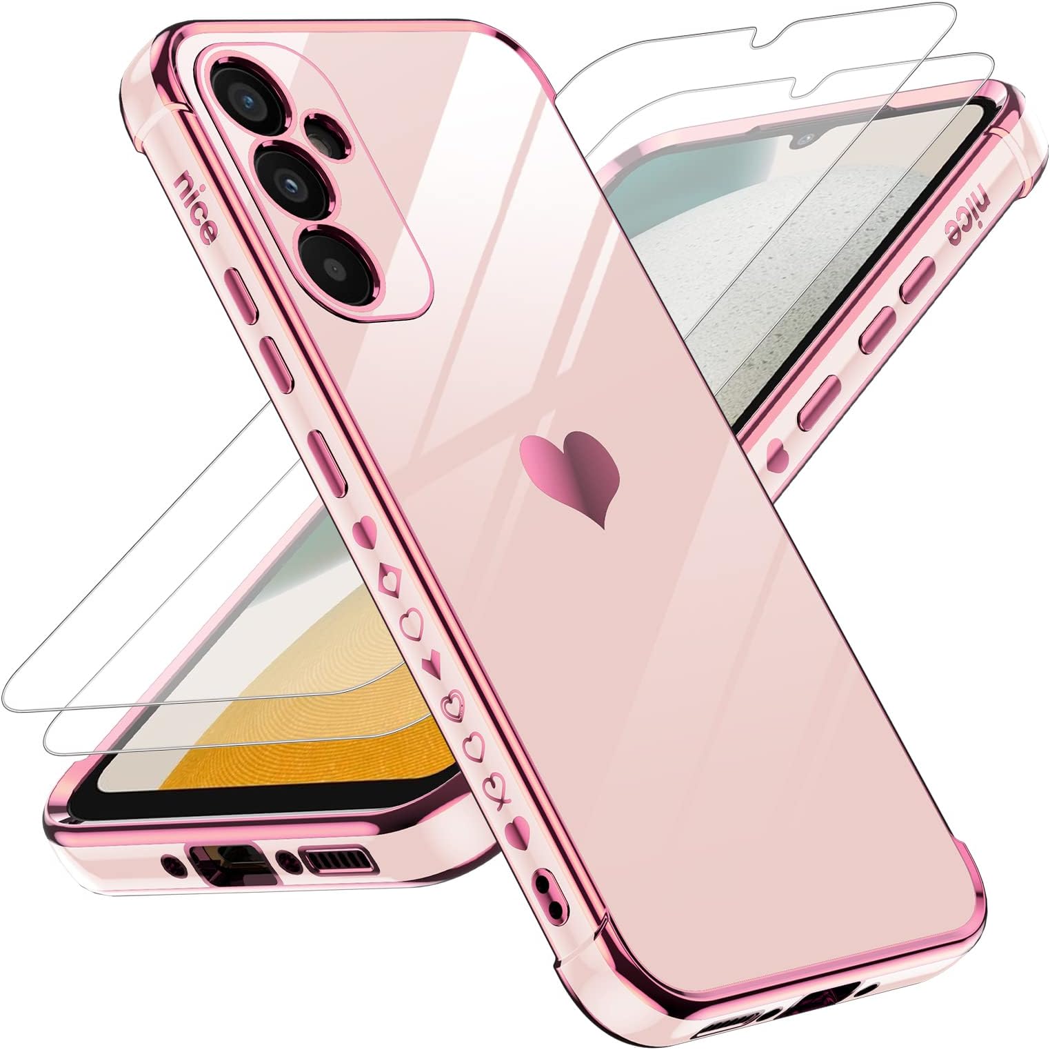 LeYi Coque pour Samsung Galaxy A25 5G avec 2 Verre Trempé, Etui ...