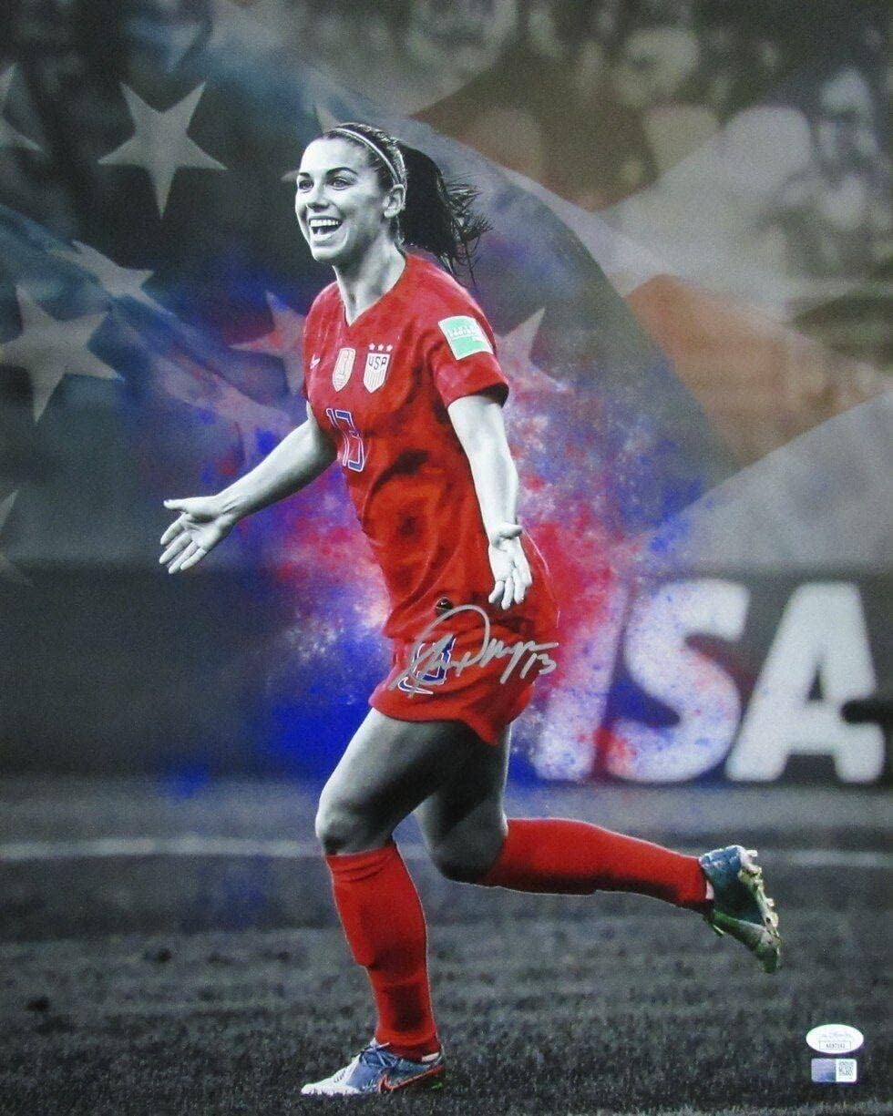 Alex Morgan US Women's Soccer Signed/Autographed 16x20 Photo JSA ...