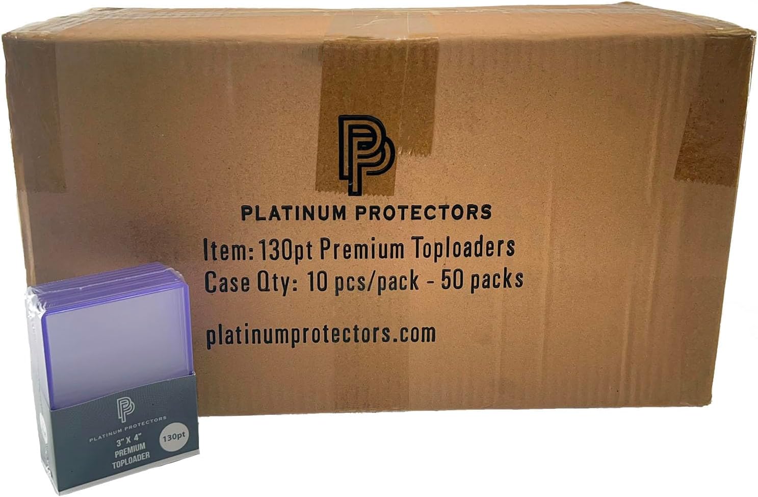 Amazon.com: Full Case of Platinum Protectors 130pt Toploaders (500 ...