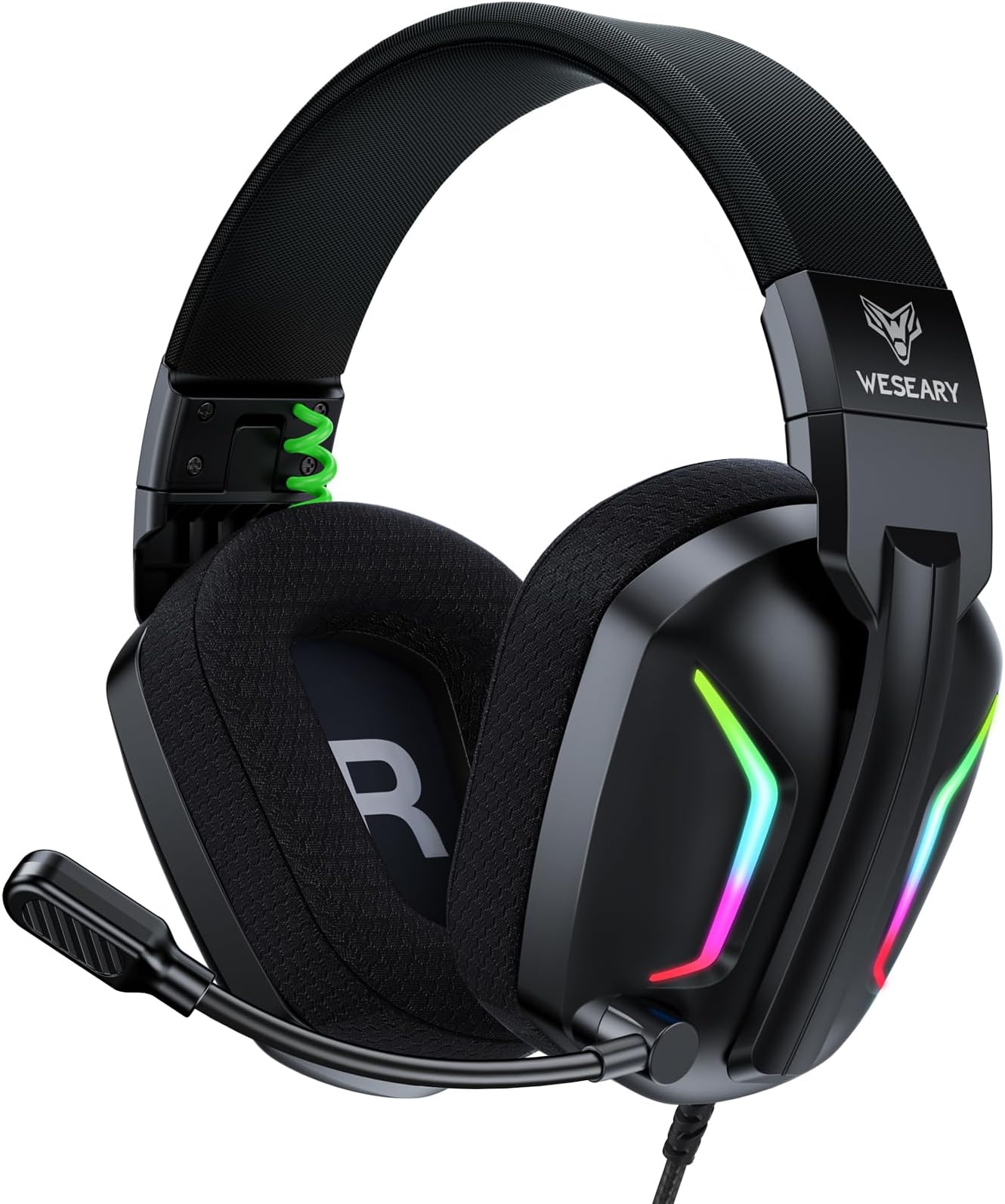 WESEARY Wired Gaming Headset for Xbox Series X|S, Xbox One, PS4, PS5 ...