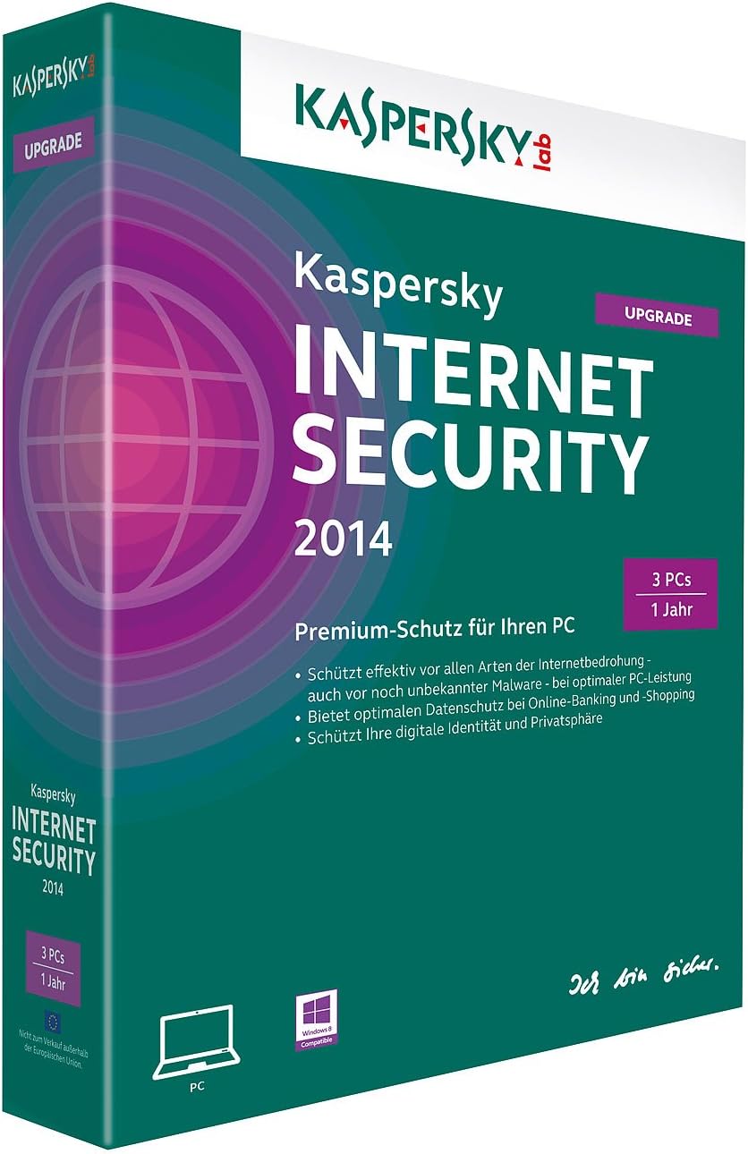 Kaspersky Internet Security 2014 Upgrade - 3 PCs : Amazon.de: Software