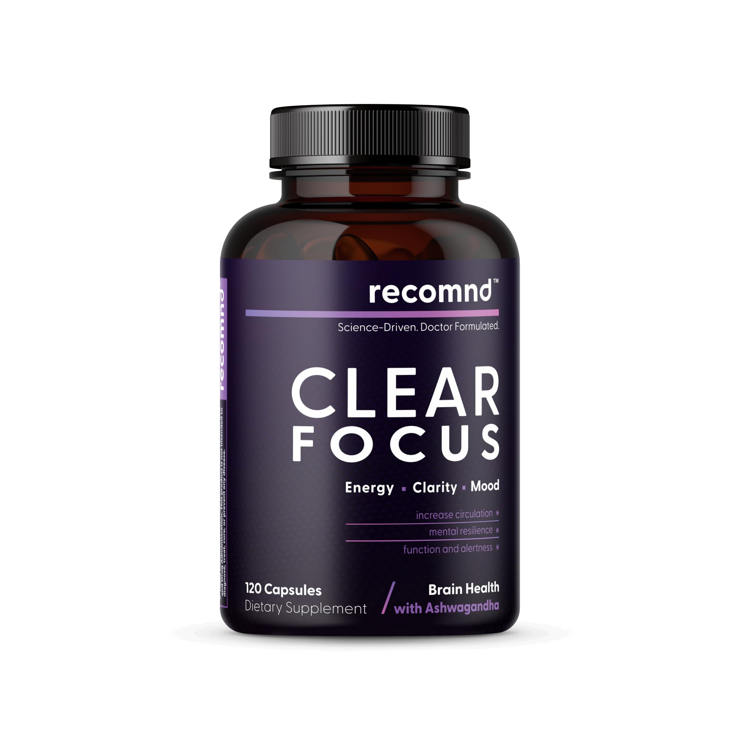 Amazon.com: recomnd Clear Focus Cognitive Supplement - Increasing Brain ...