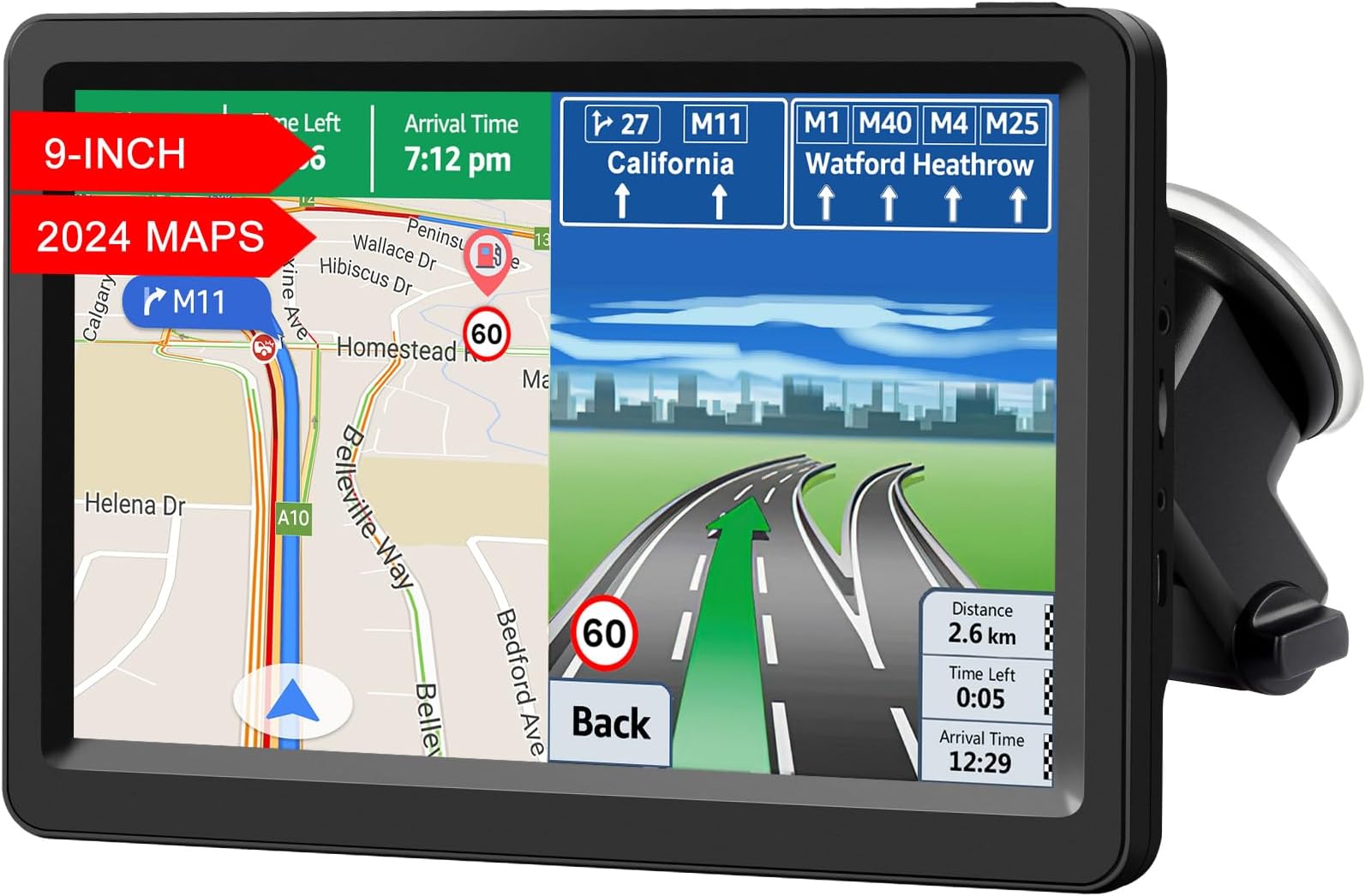 Amazon.com: Navigation System 9 Inchs Touchscreen Navigator with 2025 ...