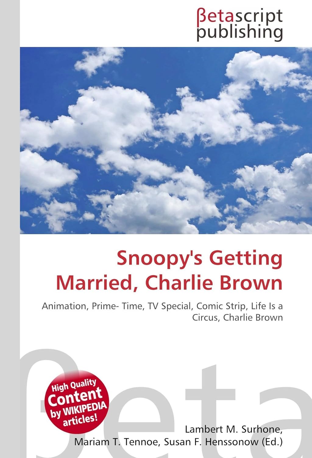 Amazon.fr - Snoopy's Getting Married, Charlie Brown: Animation, Prime ...
