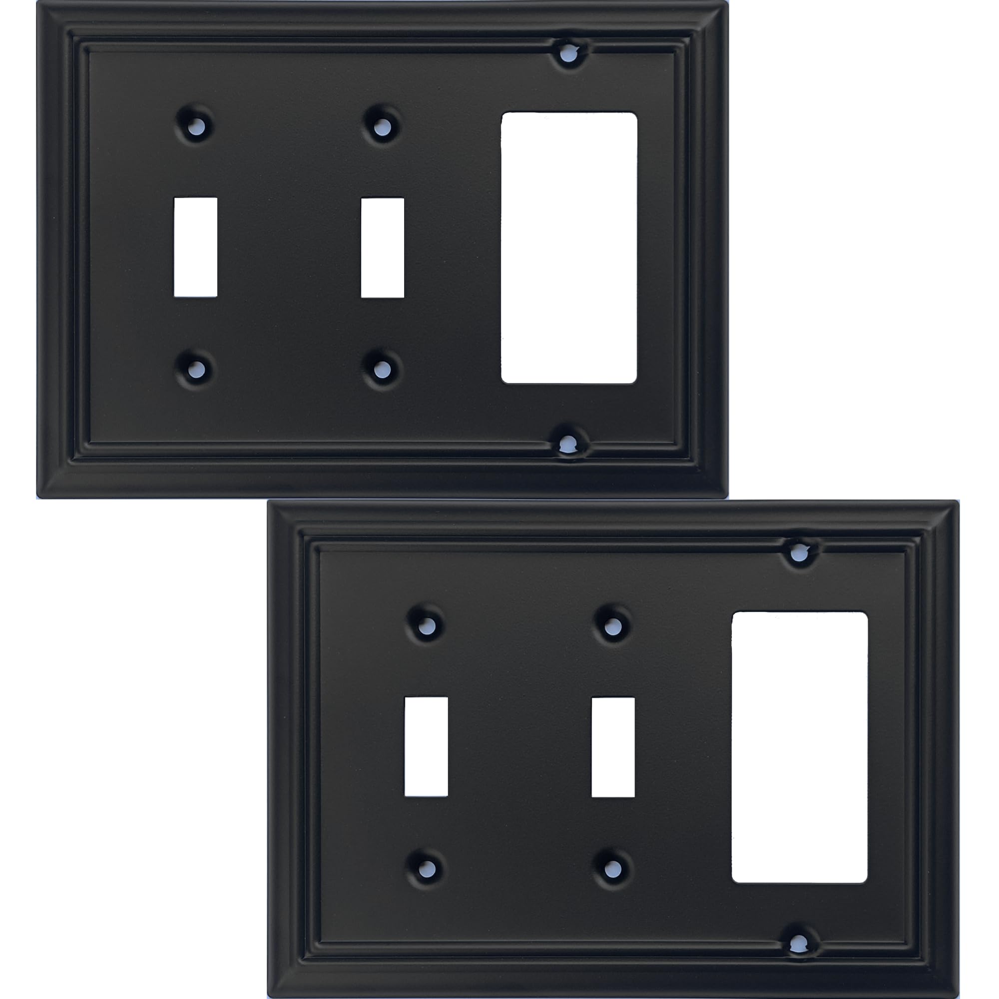 OKAWYC Double Toggle/Single Decorator Light Switch Cover Adler Metal ...