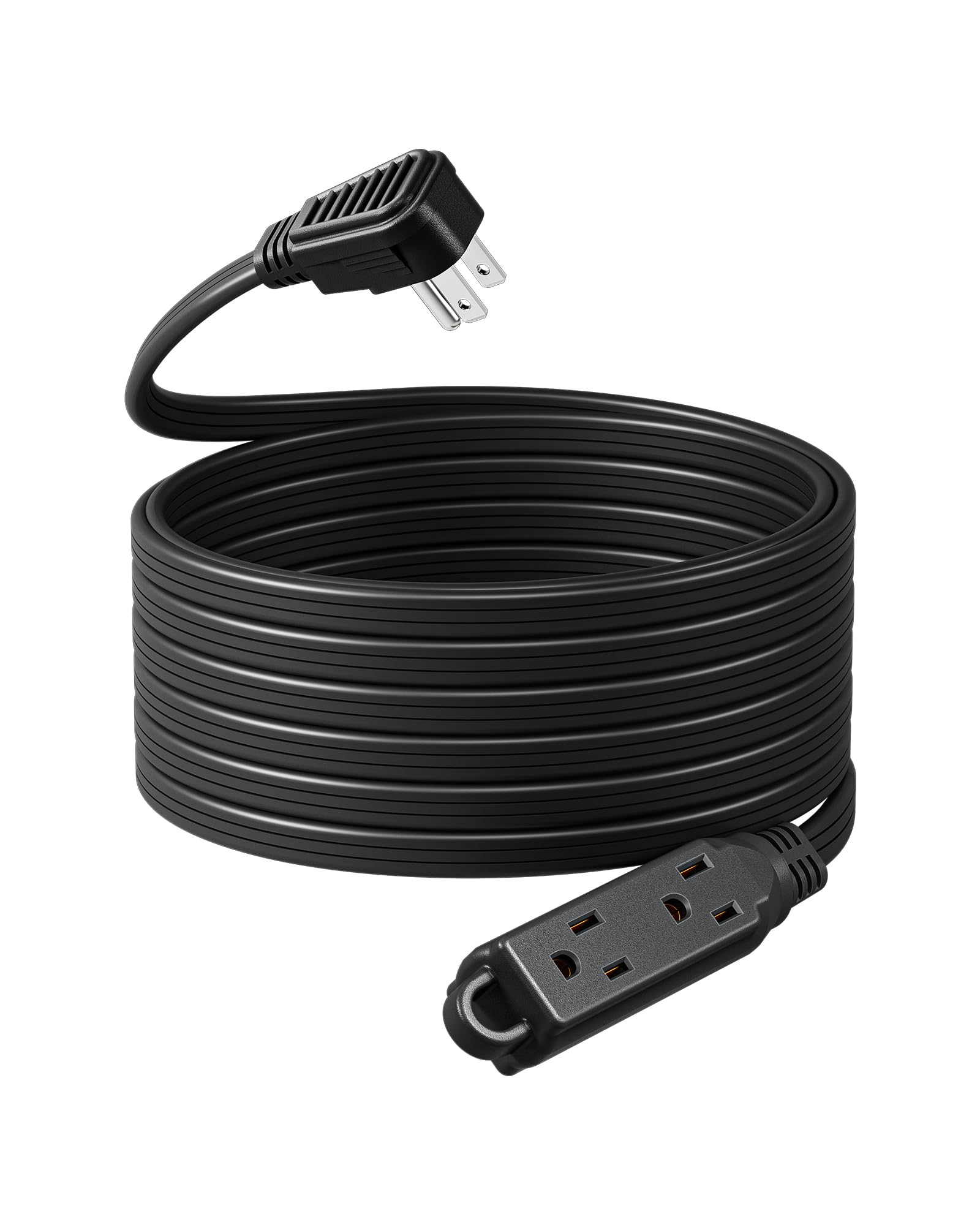 Amazon.com: DEWENWILS Flat Plug Extension Cord, 25 FT 16/3 Awg Grounded ...
