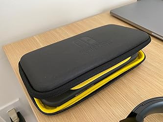 Amazon.com: Nintendo Switch Lite Slim Tough Pouch (Black) By HORI ...