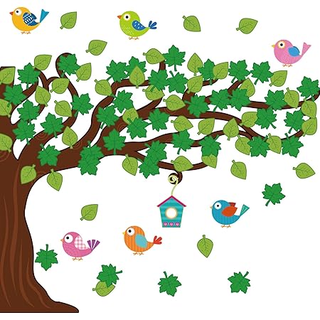 Amazon.com: Carson Dellosa – Big Tree: Kid-Drawn Bulletin Board Set ...