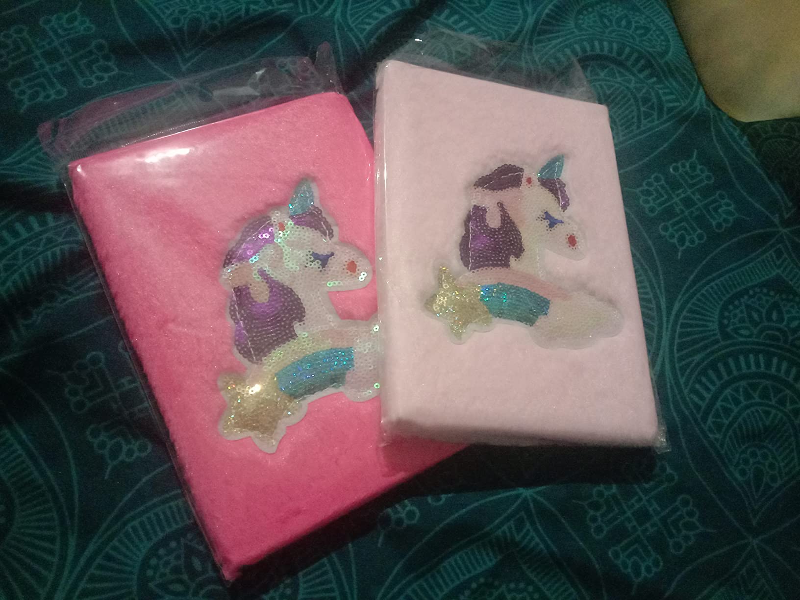 Rockjon Soft Fur Diary for Girls,Cute Plush Unicorn Notebook for Girls ...