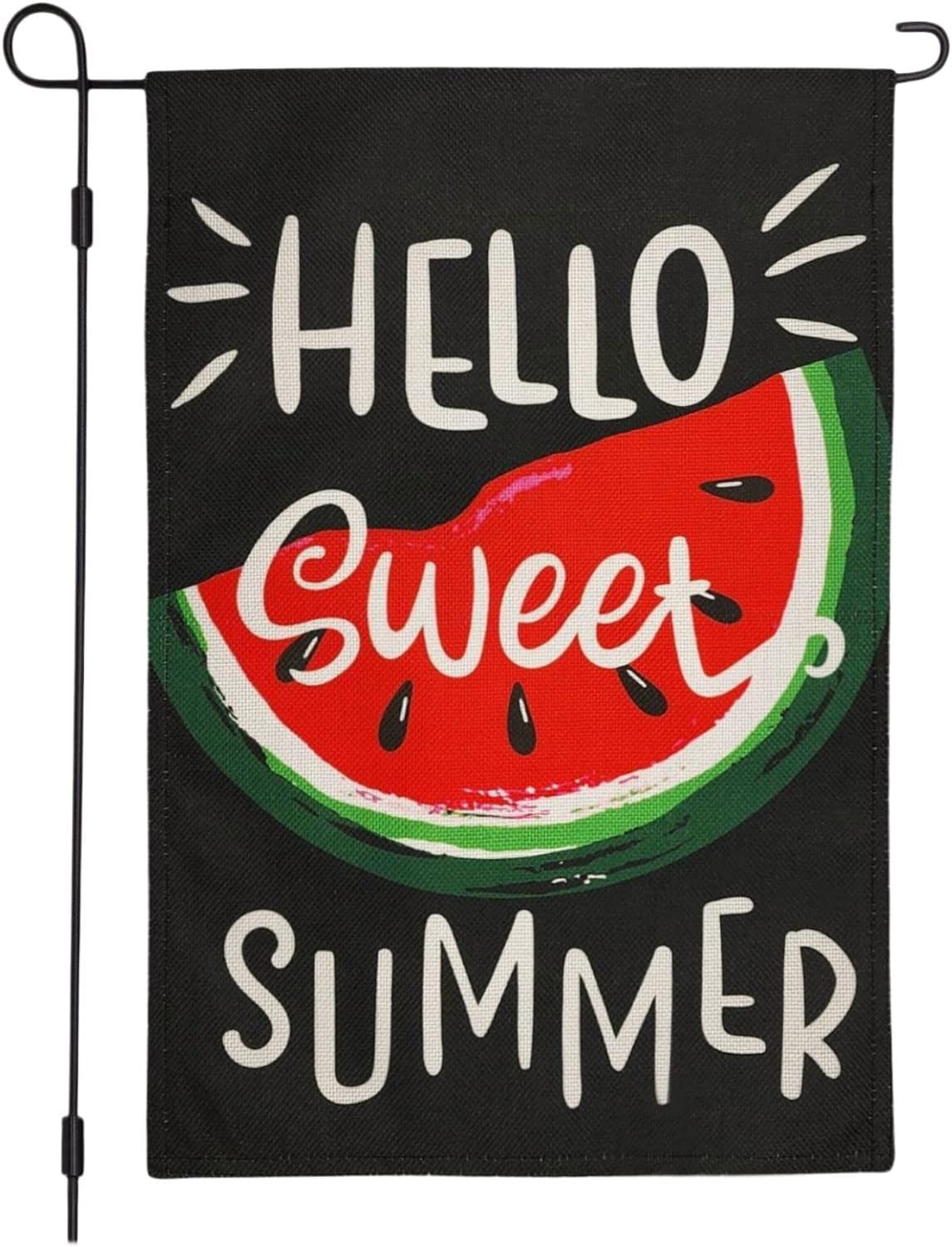 Amazon.com : Vigor Home Hello Sweet Summer Watermelon Garden Flag ...