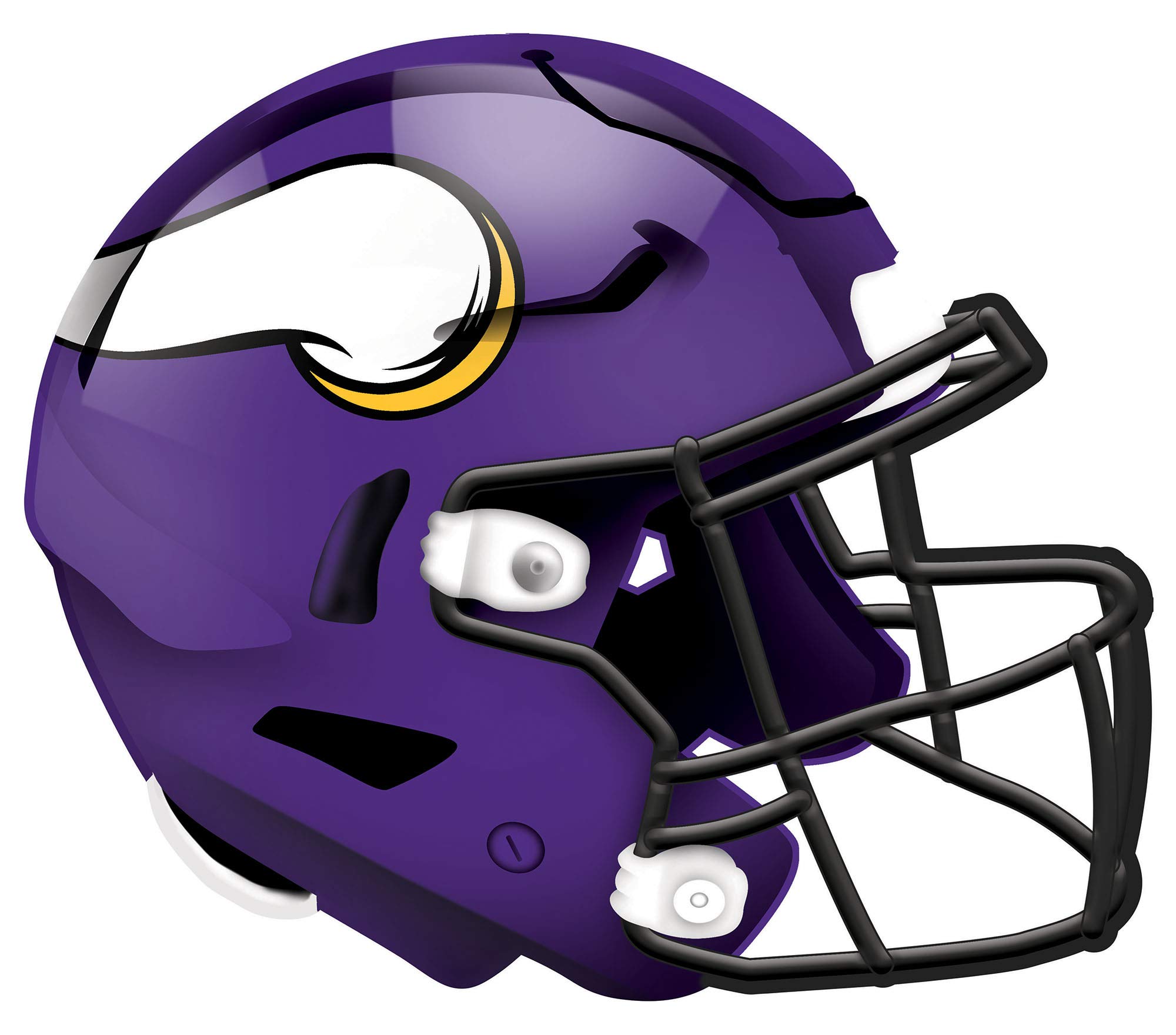 Vikings Football Helmet Evergreen Minnesota Vikings Helmet 19 In. X 15