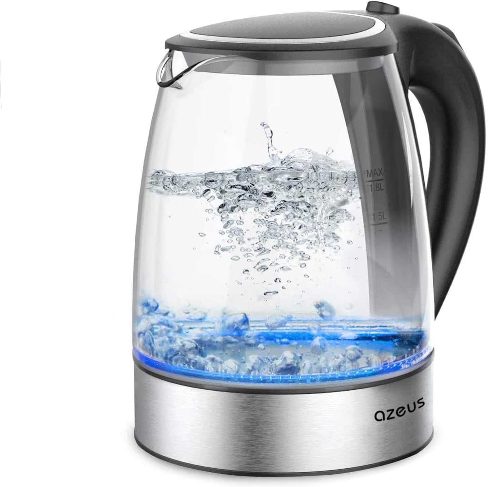 Amazon.com: MuellerLiving Glass Kettle 1.5L 1500W LED Light Electric ...