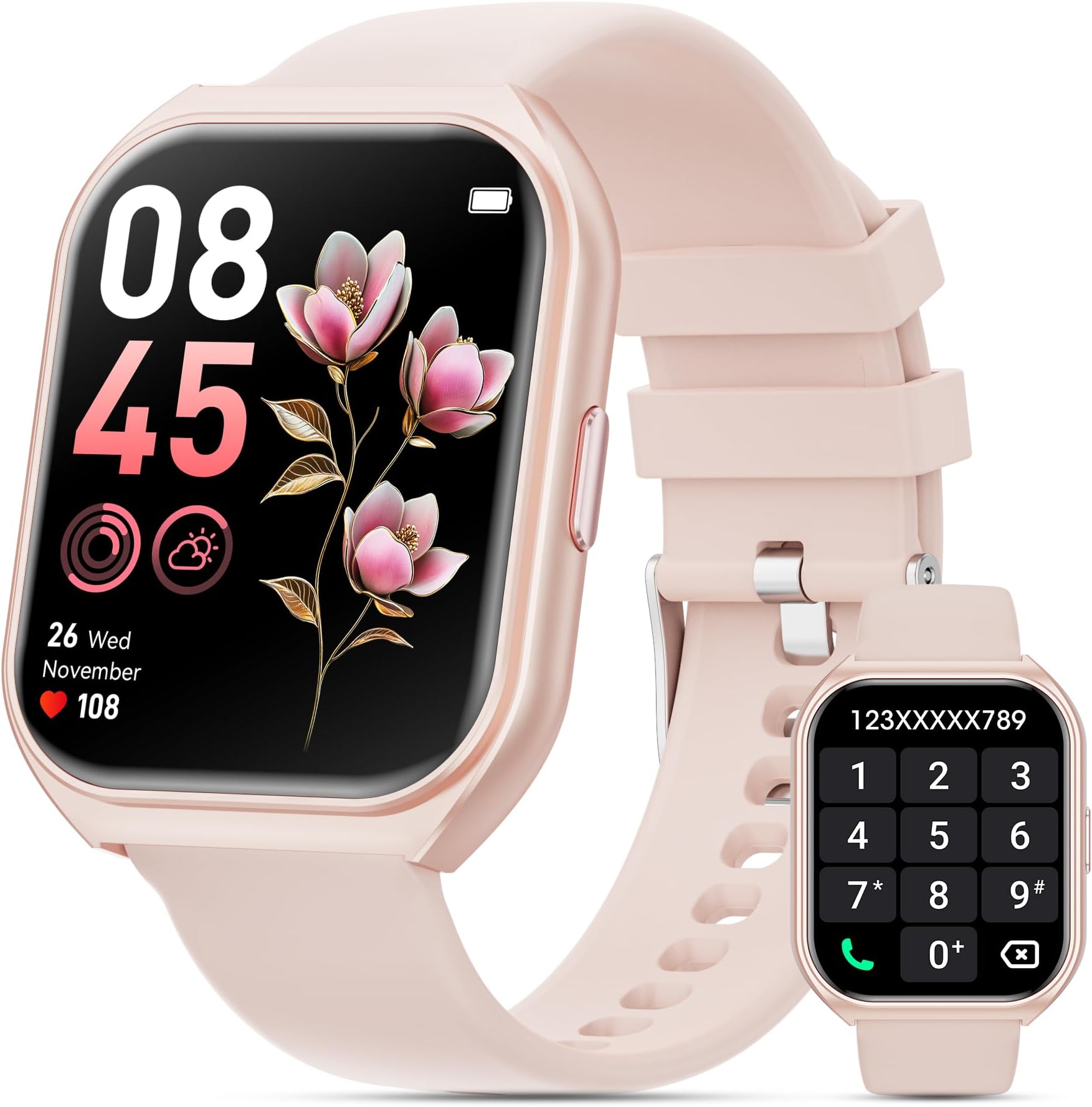 Smart Watch for Men Women with Bluetooth Call,1.85 inch Touch Screen ...