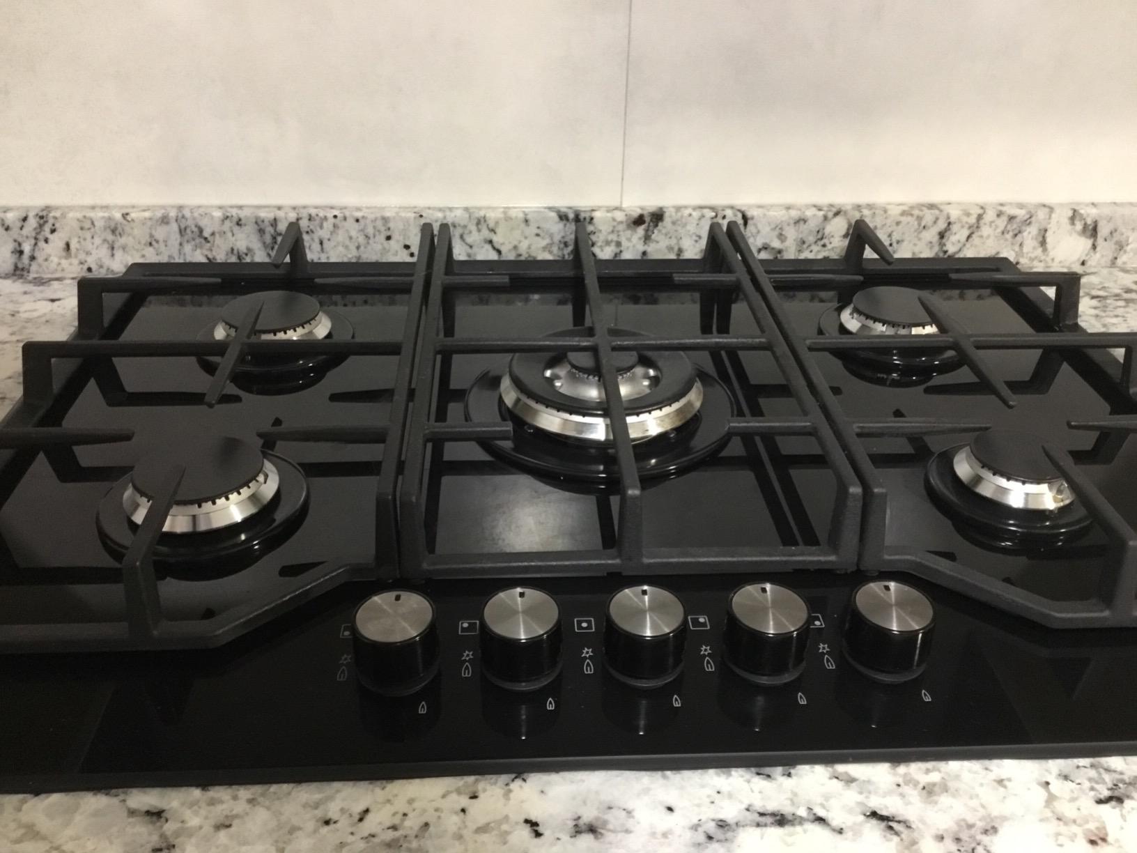 Electrolux KGG7536K Integrado Encimera de gas Negro - Placa (Integrado ...