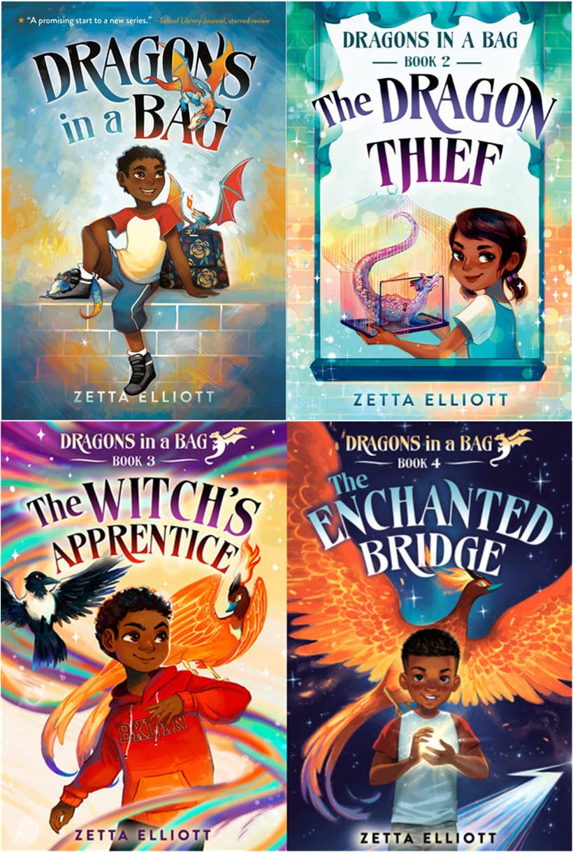 Dragons in a Bag Series 4 Books Set (Hardcover): Zetta Elliott, Geneva ...