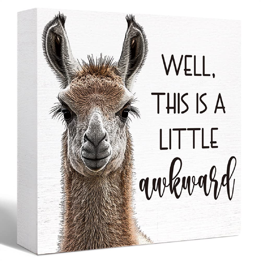 Alpaca Bathroom Sign Funny Bathroom Decor, Alpaca Bathroom Decor,