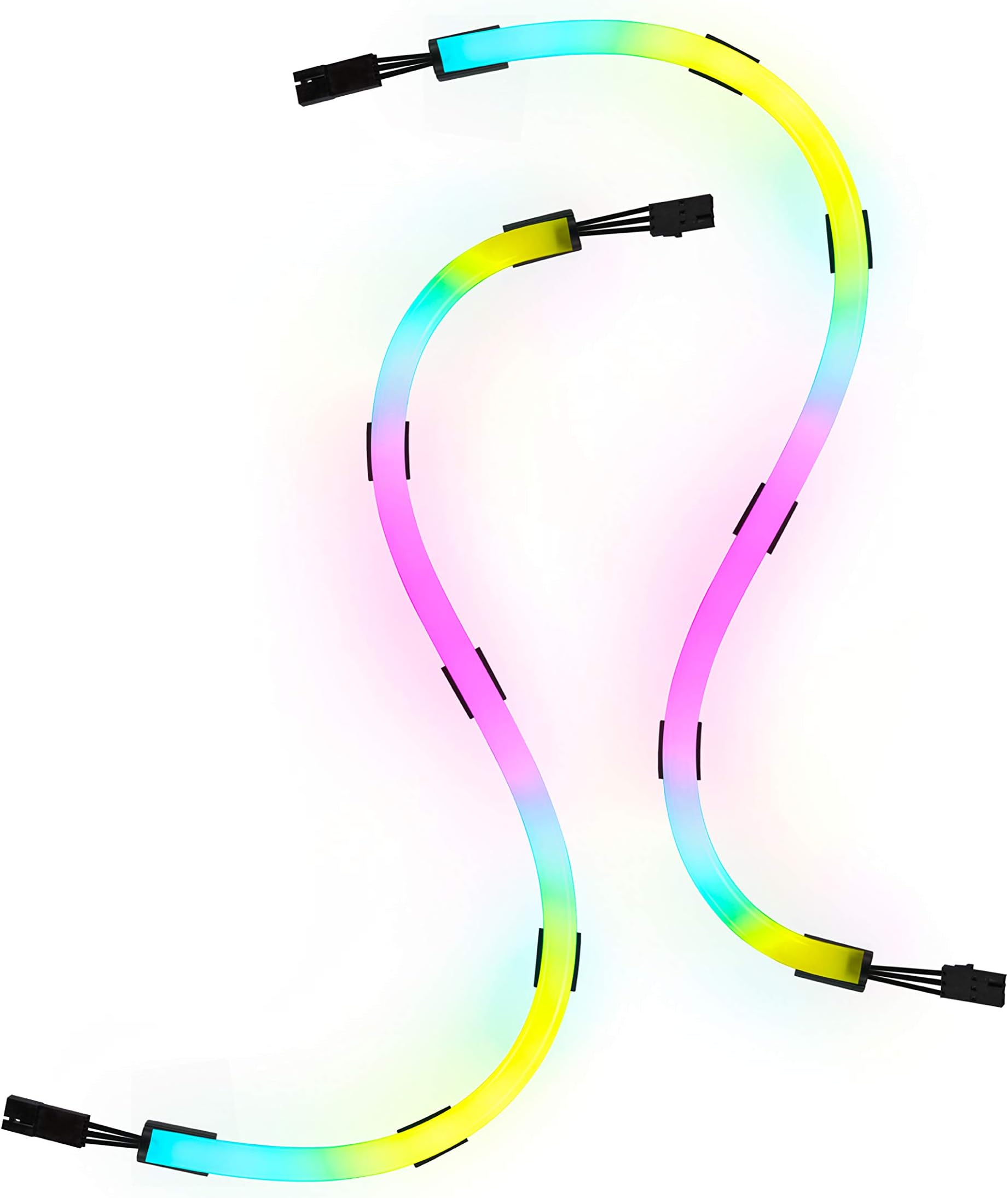 Amazon.com: Corsair iCUE LS100 LED Smart Lighting Strip Starter Kit ...