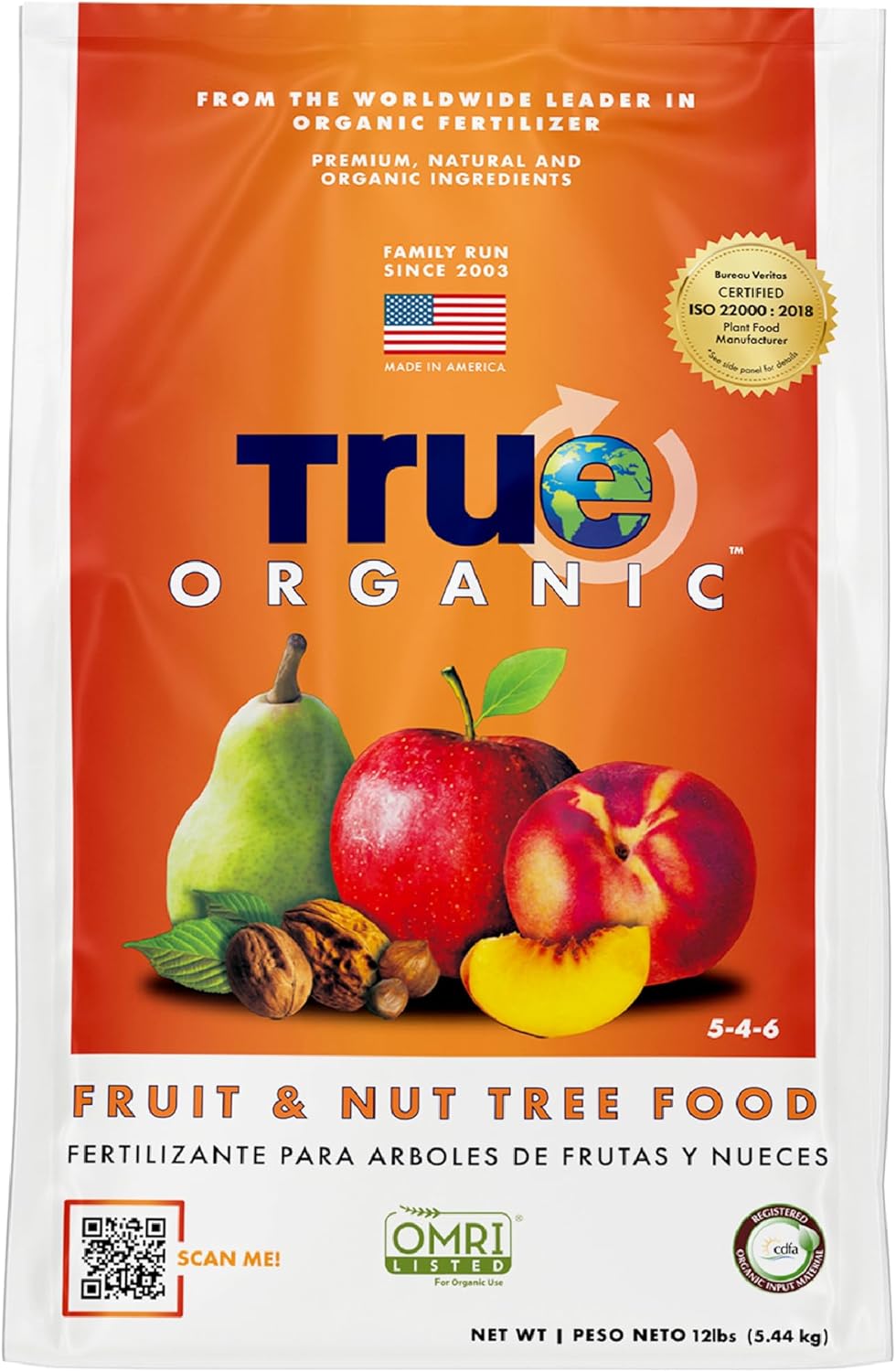Amazon.com: True Organic Fruit & Nut Food – Organic Fertilizer for ...