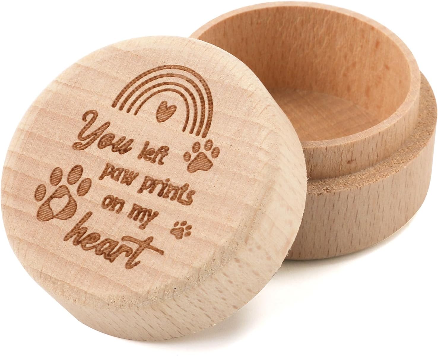 Pet Keepsake Box, Wooden Pet Loss Sympathy Gifts Memorial Gifts Pet ...