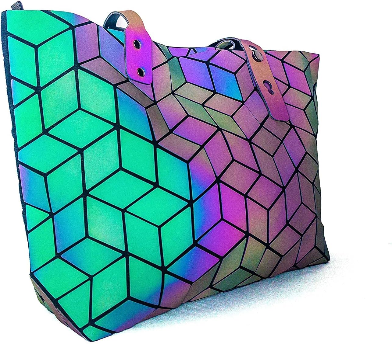 Buy Aeoss Woman Shoulder Handbag College for Girls Women Geometry Laser ...