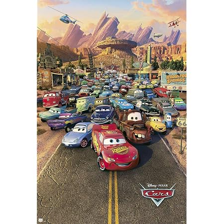 Amazon.com: POSTER STOP ONLINE Cars - Disney/Pixar Movie Poster ...
