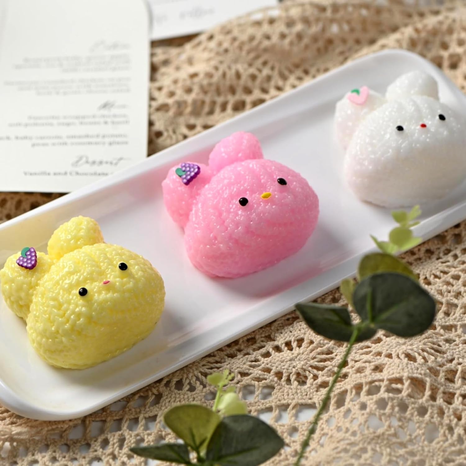 Amazon.com: 3Pcs Big Taba Squishies Cute Rabbit, Upgrade Animal Squeeze ...