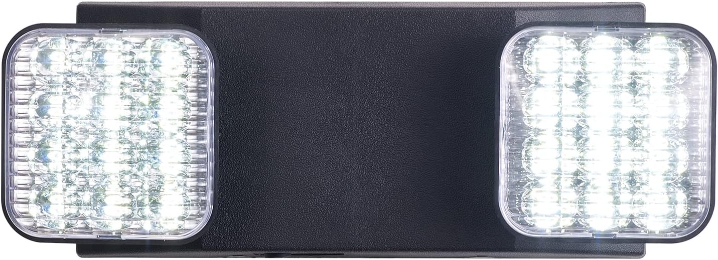 TANLUX LED Emergency Lights with Battery Backup, Two Head Adjustable ...