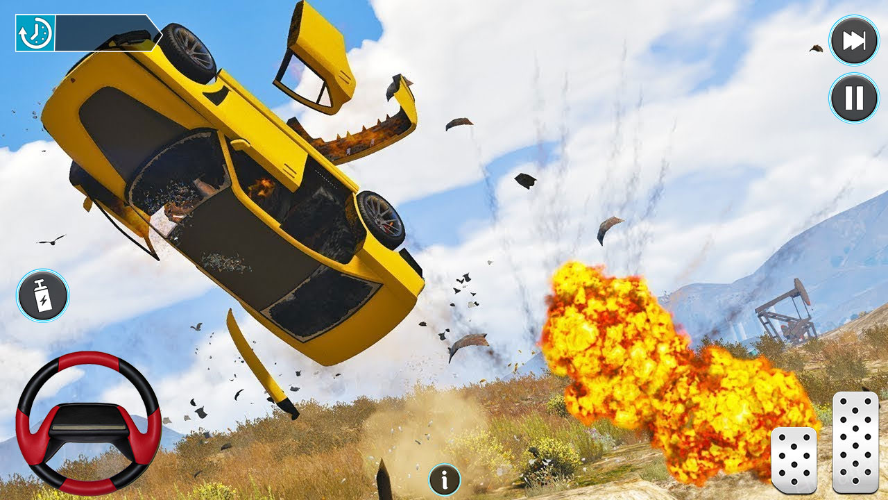 究極のカークラッシュシミュレーターダービー：オープンワールドの車のクラッシュコンピレーション事故クラッシュテスト – 都市カーレース＆カークラッシュゲーム-Amazonアプリストアのアプリ