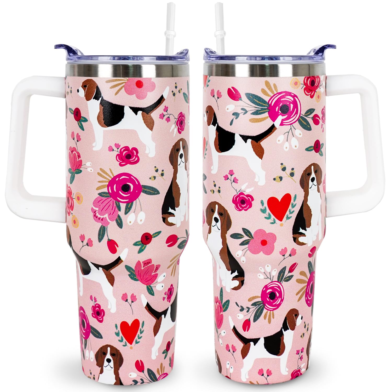 Amazon.com | sxmluedn Beagle Gifts for Women Cute Dog Tumbler Coffee ...
