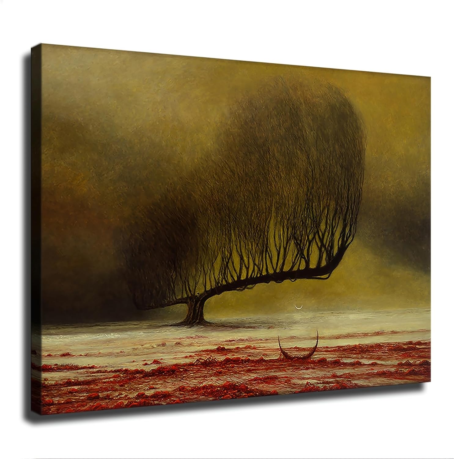 Amazon.com: Zdzislaw Beksinski Tree Canvas Art Poster and Wall Art ...