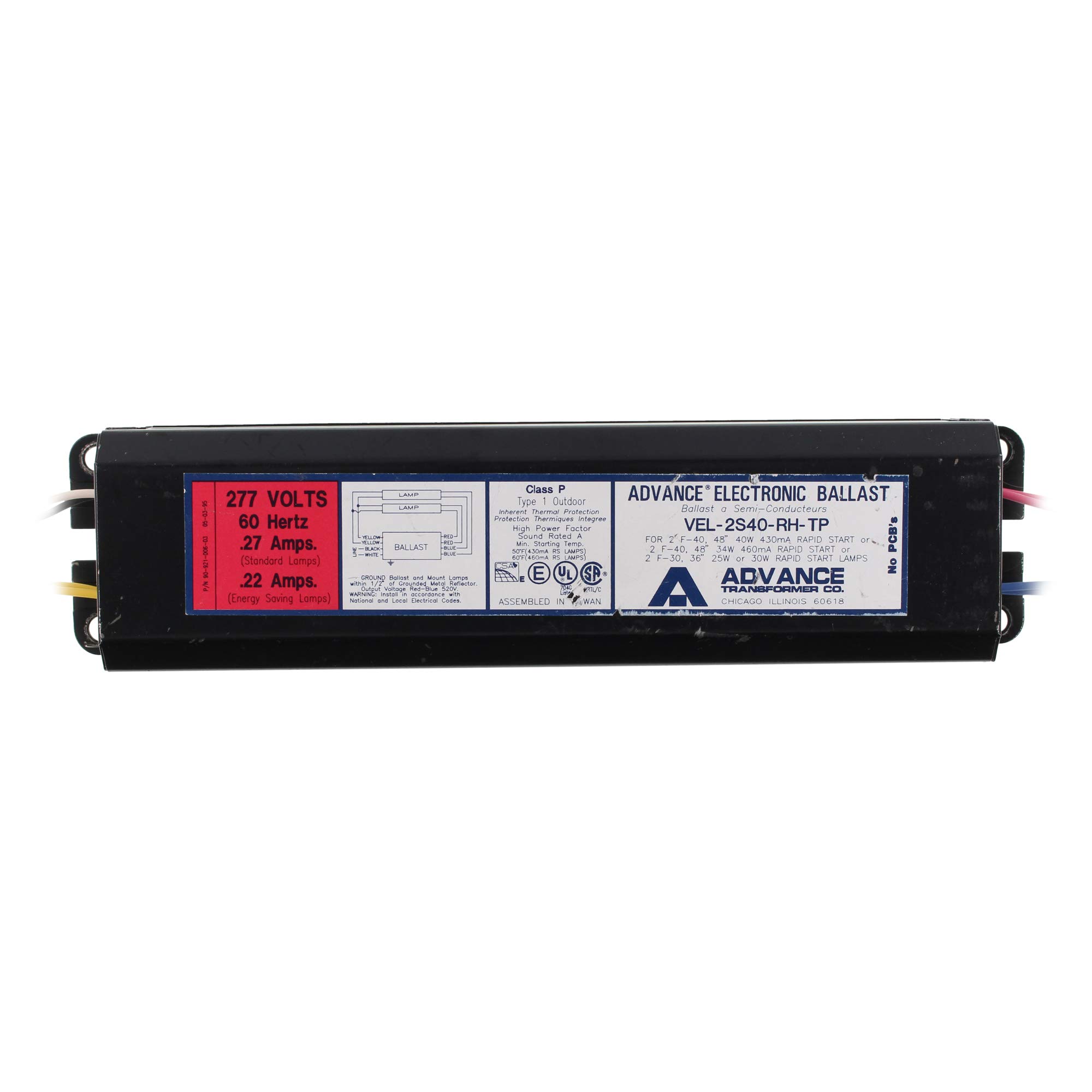 Philips Advance Ballast Cross Reference